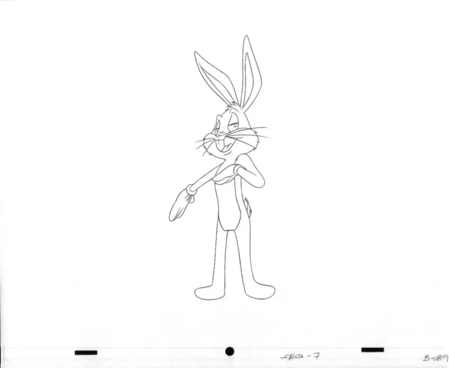 WARNER BROS RABBIT Animation Art Cel Production Drawing BUGS BUNNY #58 ... WARNER BROS RABBIT Animation Art Cel Production Drawing BUGS BUNNY #58 ...