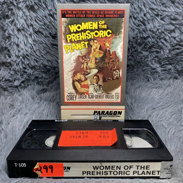 WOMEN OF THE Prehistoric Planet VHS Tape 1983 Paragon Video Horror Sci ...