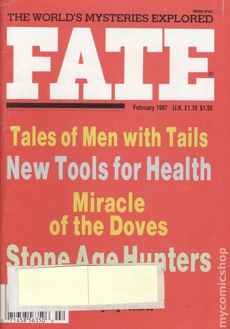 FATE DIGEST/MAGAZINE VOL. 40 #2 GD/VG 3.0 1987 Stock Image Low Grade £2 ...
