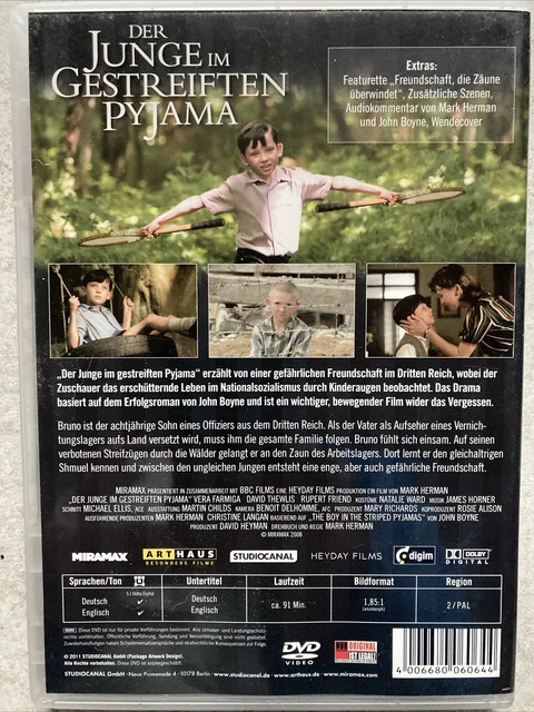 DER JUNGE IM gestreiften Pyjama von Mark Herman | DVD | EUR 1,00 ...