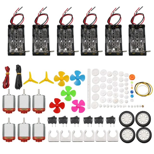 95PACK DC MOTORS Kit Mini Electric 3V 10000 RPM Strong Magnetic for DIY ...