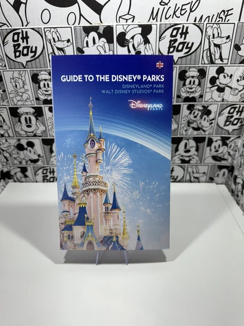 DISNEYLAND PARIS 2 Park Map 2025 Guide Inc Hollywood Studios English ...
