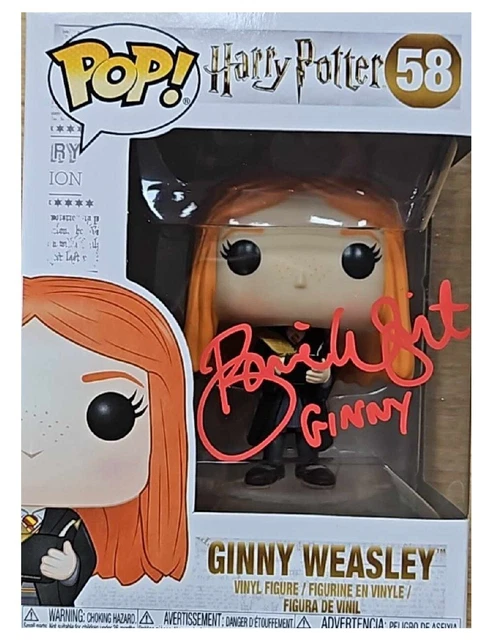 HARRY POTTER GINNY Weasley Funko Pop #58 Signed by Bonnie Wright + COA ...