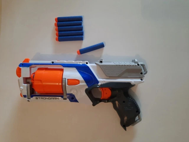 NERF N-STRIKE ELITE Strongarm Toy Dart Gun Blaster Shooter Pistol $23. ...