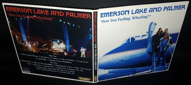 EMERSON LAKE & Palmer Wheeling 1977 Gate Fold 2CD Package NEW £13.69 ...