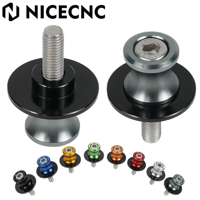 6MM SWING ARM Spools Sliders For Yamaha R7 YZF R1 R6 R6S FZ1 8 Colors ...