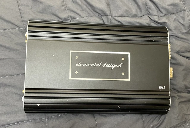 ELEMENTAL DESIGNS NINE.1 Car Audio Amplifier Amp Old School Pre-Owned ...