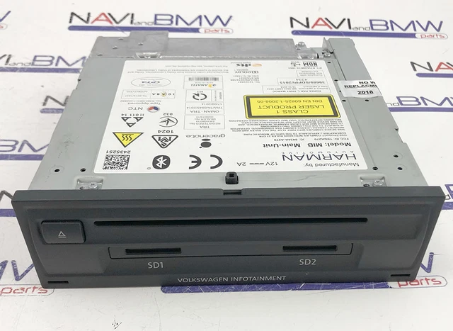 VW DISCOVER PRO Main Unit MIB 1 Golf 7 Unlocked ABT HIGH CP removed 5G0 ...