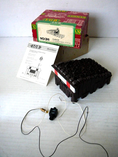 LGB 1031 MODEL Train End-of-Line Buffer with Signal Light w/box EUR 13 ...