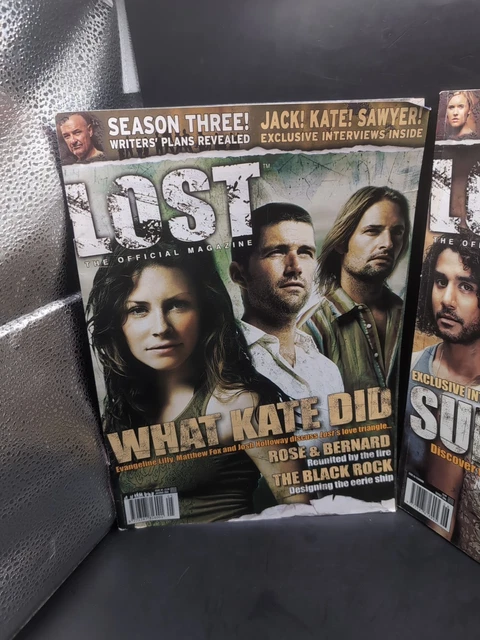 LOST OFFICIAL MAGAZINE #5 & #6 What Kate Did & Survivors £14.99 ...