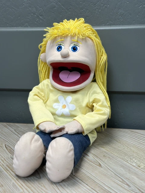 SILLY PUPPETS KATIE Hand Puppet / Ventriloquist Puppet Girl Hand Puppet ...