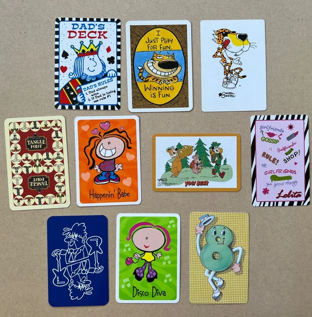ORIGINAL SWAP PLAYING cards cartoon comic people trolls souvenir humour ...