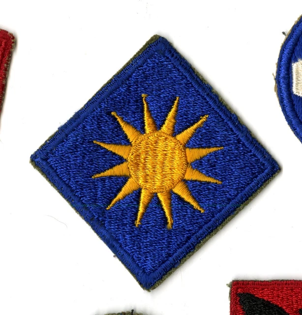 40TH INFANTRY DIVISION White Back Patch WWII Original Philippines £4.64 ...