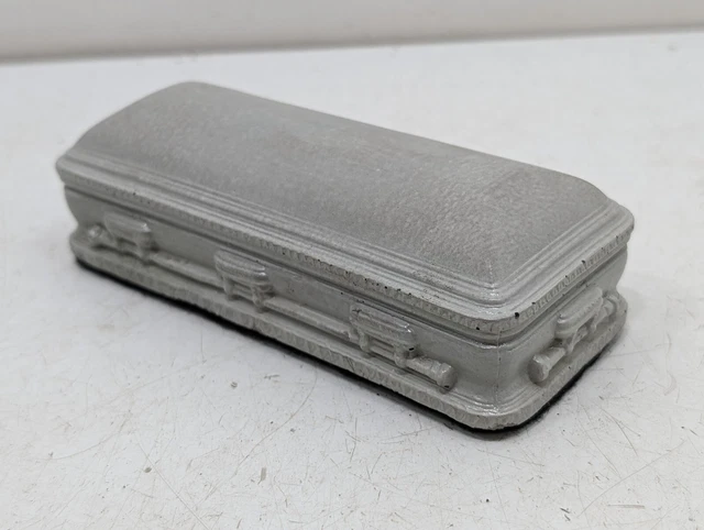 COFFIN CASKET SALESMAN Sample Size Paper Weight Funeral Novelty Coffin ...