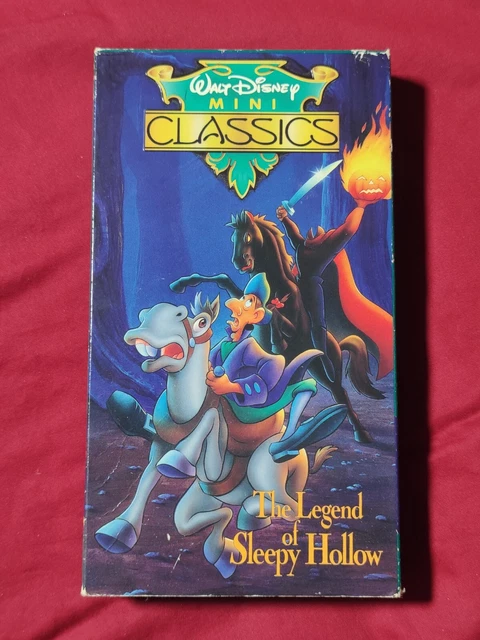 THE LEGEND OF Sleepy Hollow VHS Animated Walt Disney Home Video Mini ...