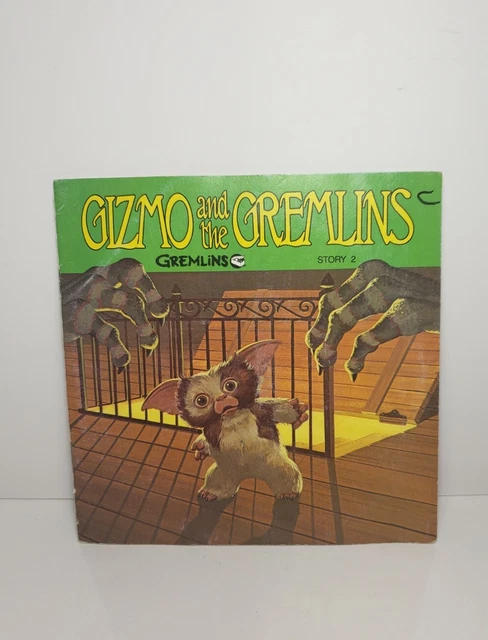 1980'S GREMLIN ADVENTURES Read Along Book/Record "Gizmo And The ...