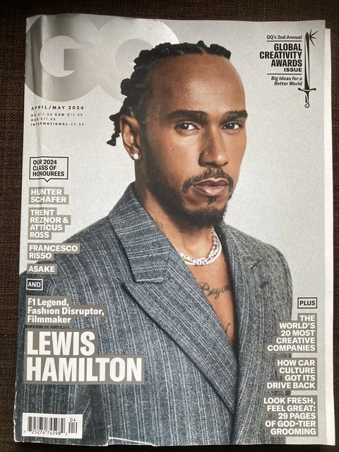 BRITISH GQ MAGAZINE April / May 2024 - Lewis Hamilton / Creativity ...