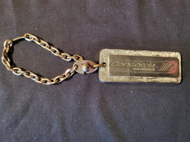 AIR FRANCE CONCORDE Schlüsselanhänger / Key Ring / Porte Clés 80er/80s ...