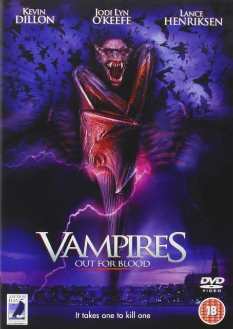 VAMPIRES OUT FOR Blood DVD Horror Film Movie Kevin Dillon Vanessa AngeL ...