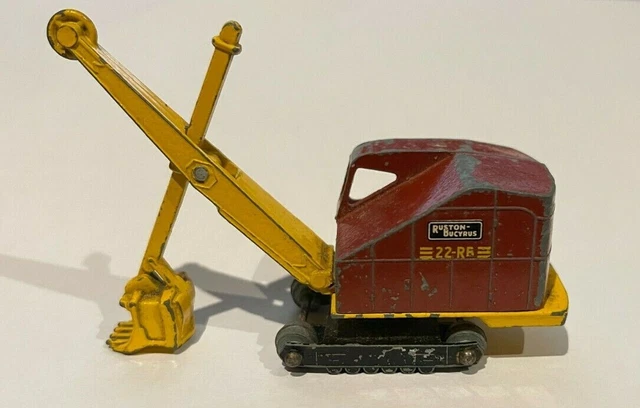 MATCHBOX LESNEY EXCAVATOR No.M-4 Ruston Bucyrus Major Pack Taylor ...