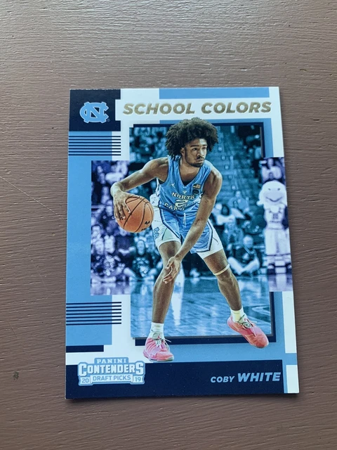 COBY WHITE 2019 Contenders Draft SCHOOL COLORS North Carolina CHICAGO ...