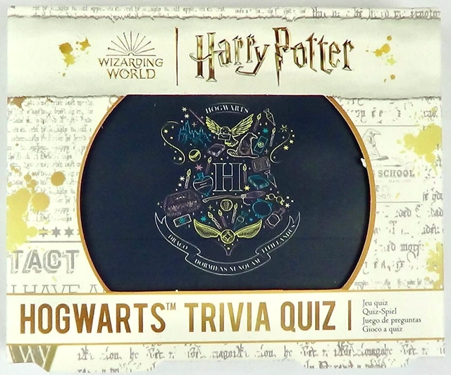 HARRY POTTER HOGWARTS Trivia Quiz Game Wizarding World, Childrens Gift ...