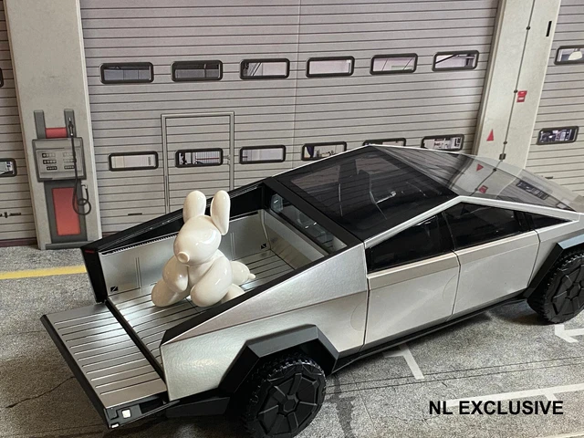 FIGURINE TESLA CYBERTRUCK + "Dog Mode" ("Mode Chiot" Figurine) Neuf ...