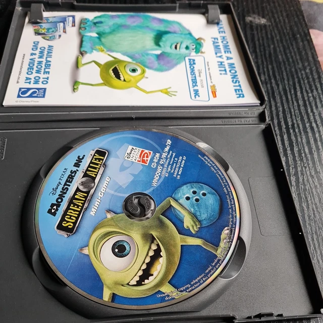 DISNEY PIXAR MONSTERS- Inc. Scream Alley Pc Cd Rom Games - Dvd £3.49 ...