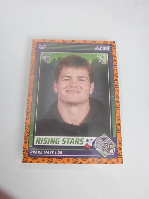DRAKE MAYE 2024 Score A Treat Rising Stars #17 Rc Rookie Pumpkins Ne ...