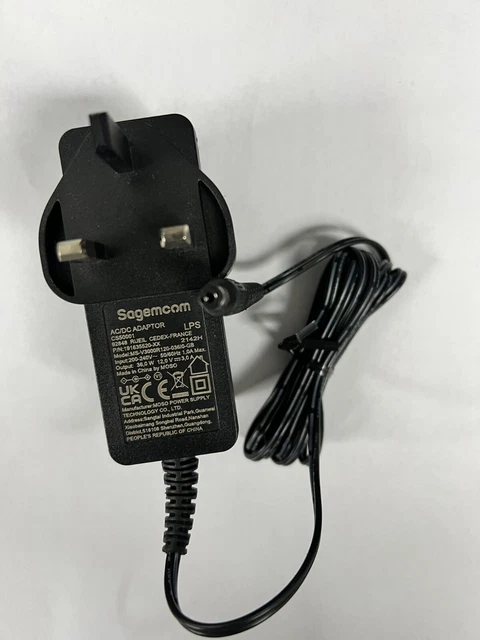 REPLACEMENT FOR 12V 3.0A AC-DC Adaptor Power Supply for Sagemcom MOSO ...