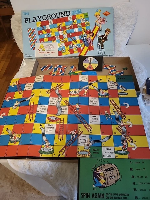 THE PLAYGROUND GAME Warren Built Rite 1950s Boardgame Complete £0.78 ...