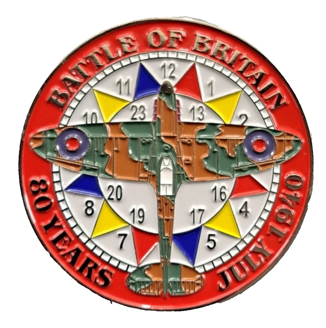 BATTLE OF BRITAIN Commemorative Coin - 80th Anniversary - RAF Command £ ...