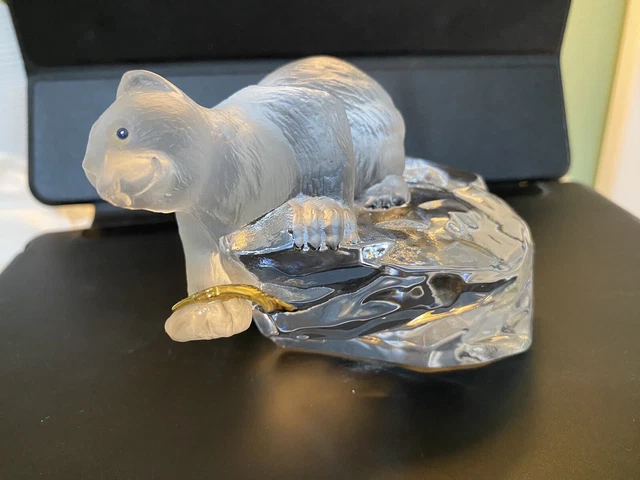 OURS CRISTAL AVEC Poisson Doré Igor Carl Fabergé EUR 120,00 - PicClick FR