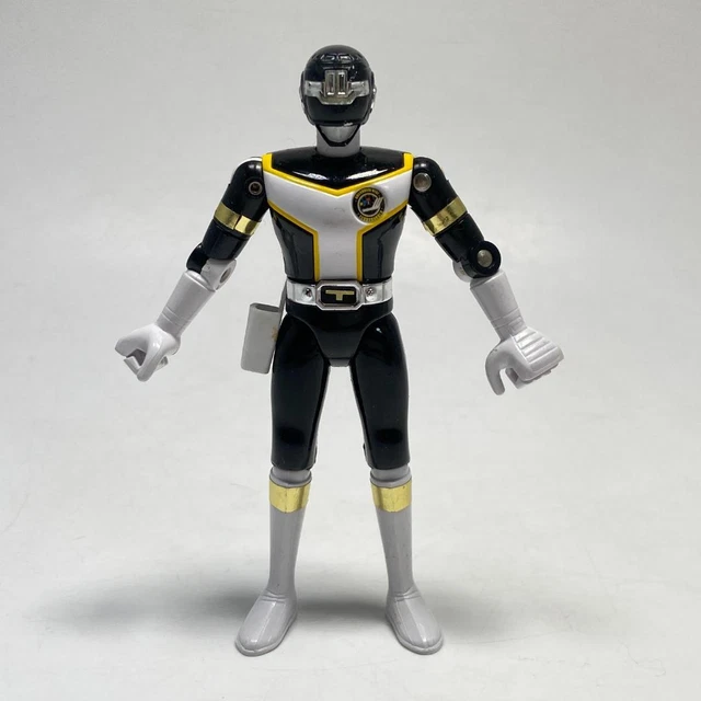 POWER RANGERS KOUSOKU Sentai Turboranger Chogokin Figure Black BANDAI ...
