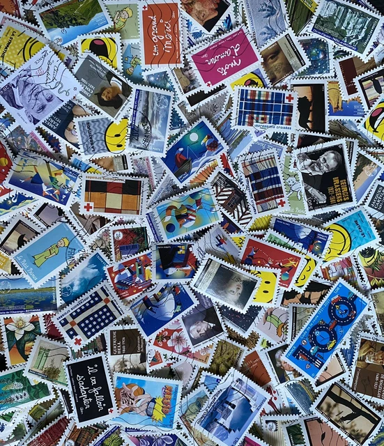 LOT DE 210 timbres de France année 2021/2022 - tous différents! FR ...