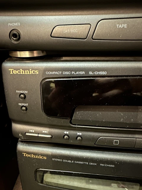 VINTAGE TECHNICS CD stereo system seperated model sc-ch550 compact disc ...