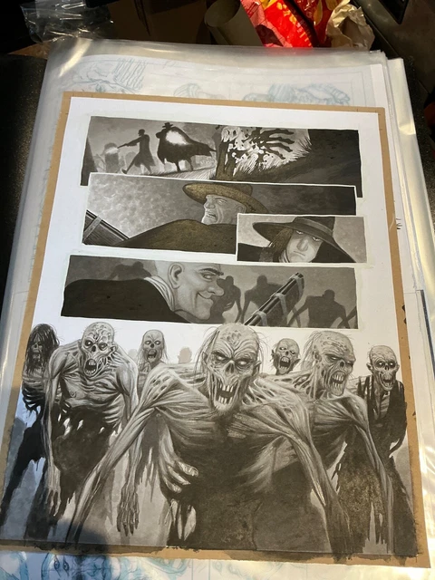 COLIN MACNEIL ORIGINAL Art From Defoe Diehards ep12 page 4 £208.72 ...