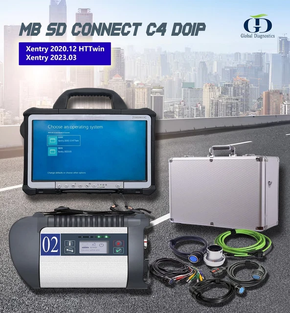 MB STAR XENTRY Diagnostic C4 DOIP 2023 + HHTwin con KIT CF D1 EUR 1.234 ...