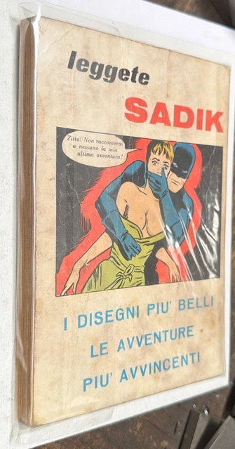 SADIK N° 5 Sangue All’alba SERIE ROSSA ANTARES BUONO LIRE 150 1966 RARO ...
