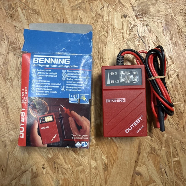 BENNING DUTEST DUCHGANGS- und Leitungsprüfer EUR 25,00 - PicClick DE