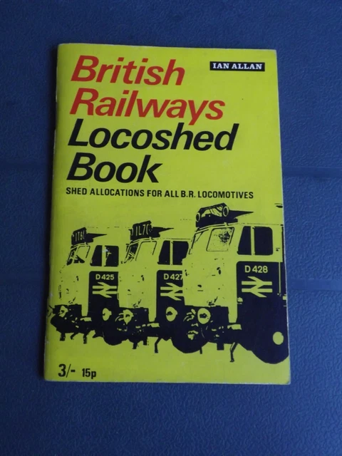 IAN ALLAN ABC Locoshed TMD Depot 1970 BR Diesel Locos Book Nr MINT ...