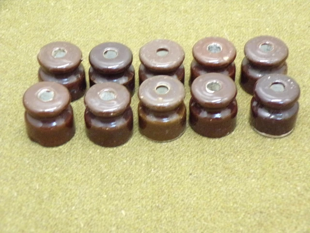ISOLATEUR PORCELAINE ALLEMAND WWII WW2 German signal corps insulator ...