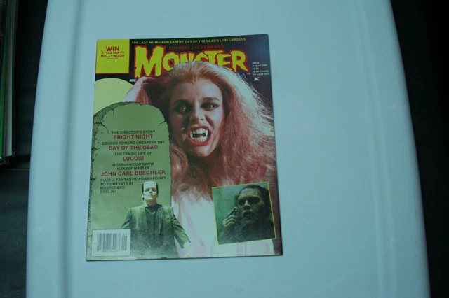 MAGAZINE MONSTER LAND #4 Août 1985 Fright Night Boris Karloff Jour Des ...