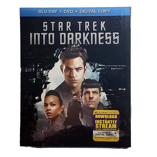 STAR TREK INTO Darkness Blu-Ray DVD Digital Copy UV Stream iOS Android ...