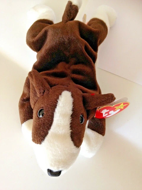 RENTNER SAMMLERSTÜCK TY Beanie Baby Bruno der Bullterrier ...
