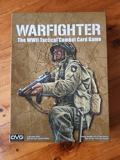 DVG WARFIGHTER: THE WWII Tactical Combat Card Game 1st Edition New ...