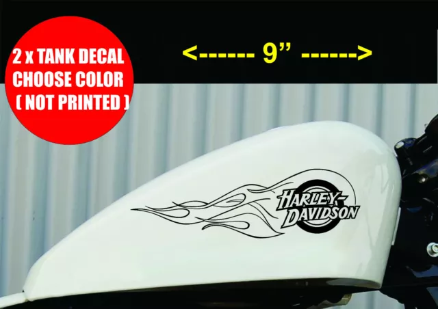 Harley Davidson Gas Tank Sticker Tank Logo Decal Motorcycle Tank Decal