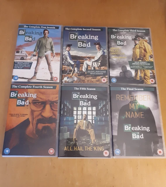 BREAKING BAD DVDS Complete Collection Seasons 1-6 £10.00 - PicClick UK