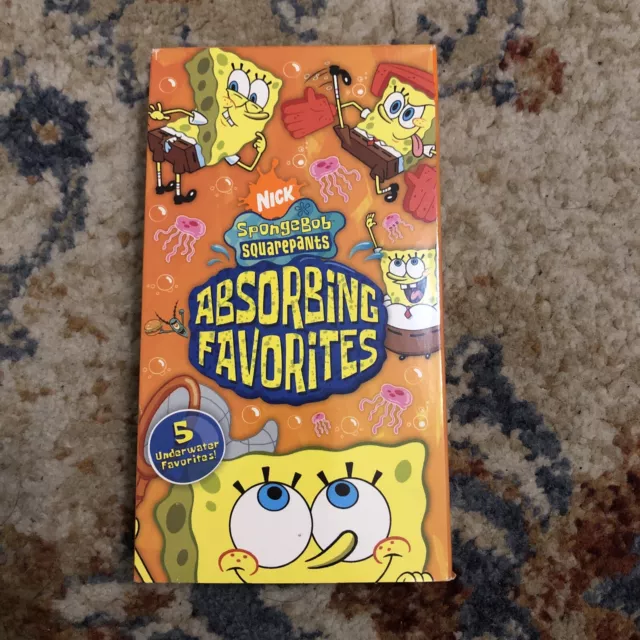 SPONGEBOB SQUAREPANTS - Absorbing Favorites (VHS, 2005) Nick ... SPONGEBOB SQUAREPANTS - Absorbing Favorites (VHS, 2005) Nick ...