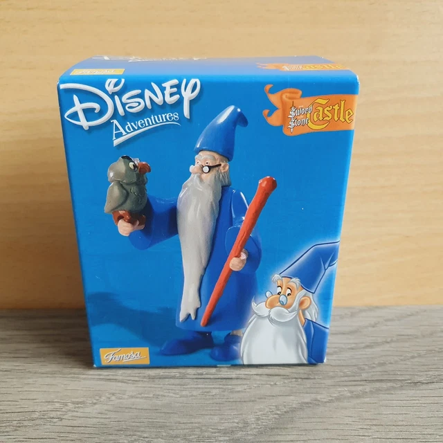 DISNEY FAMOSA MERLIN Archimedes Figure Set Sword in the Stone Knight ...